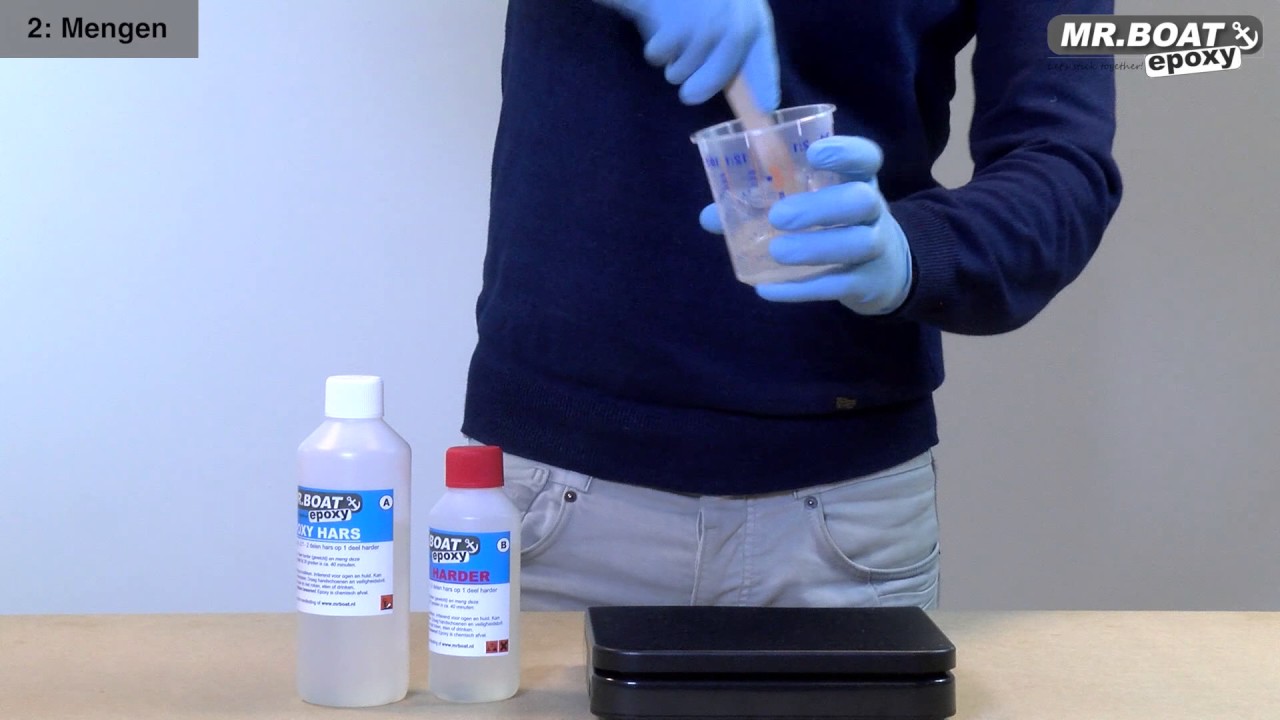 Epoxy mengen - YouTube