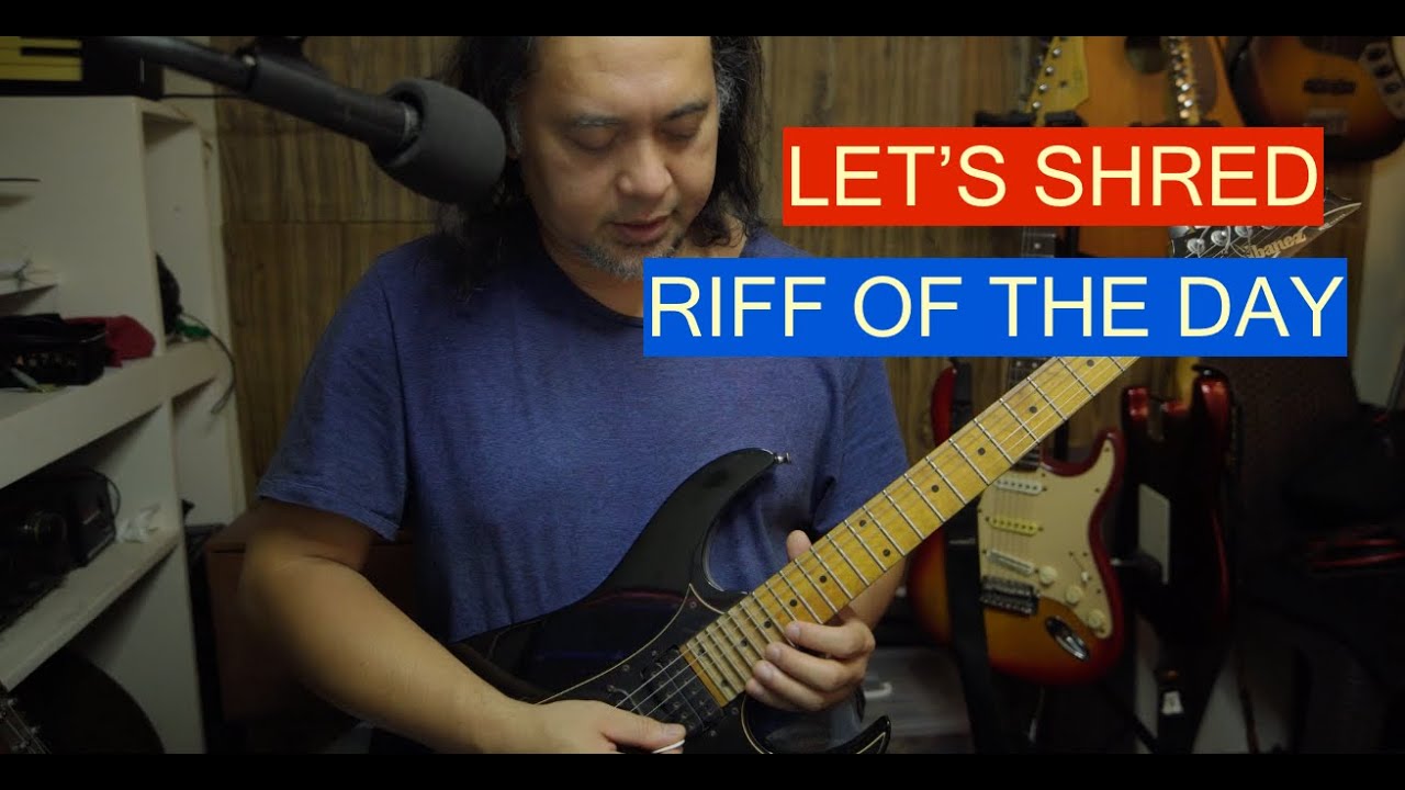 Shred lick Riff of the day - YouTube