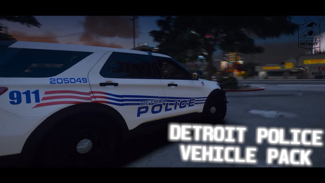 FiveM Detroit Police Vehicle Pack | Debadged-Generic [Tebex] - YouTube