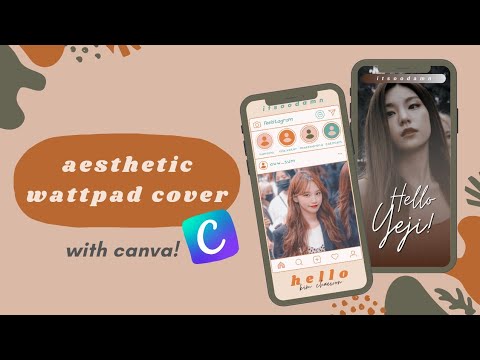 how to make wattpad cover with canva | oneiric tutorial - YouTube