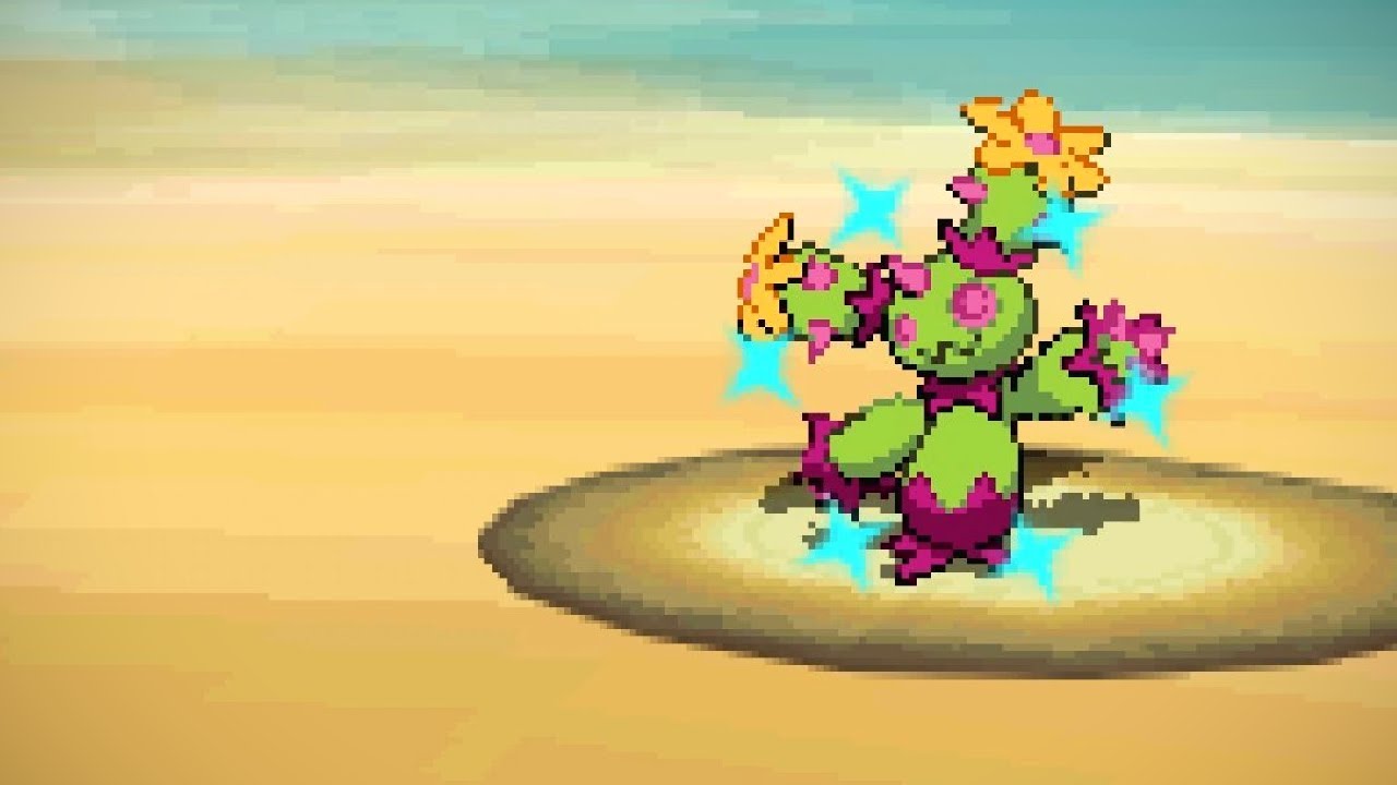 Shiny Maractus in Pokémon White – 15,558 Encounters - YouTube