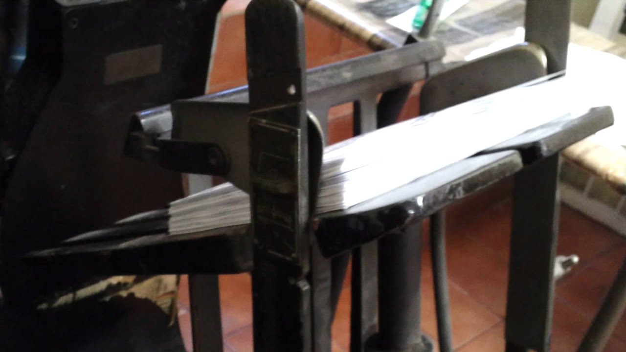 Numeradora Grafo Press - YouTube