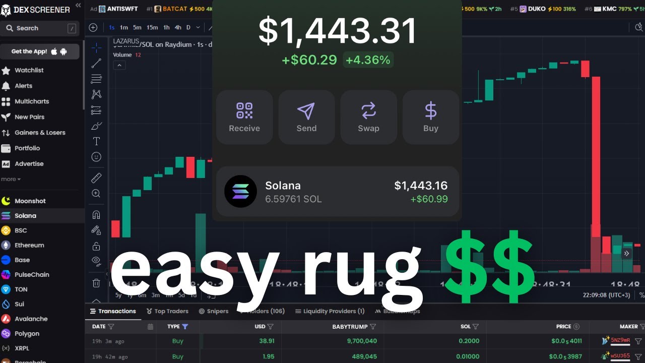 How to Rug Pull Meme Coins and Make $500 a Day (Educational Purposes ...