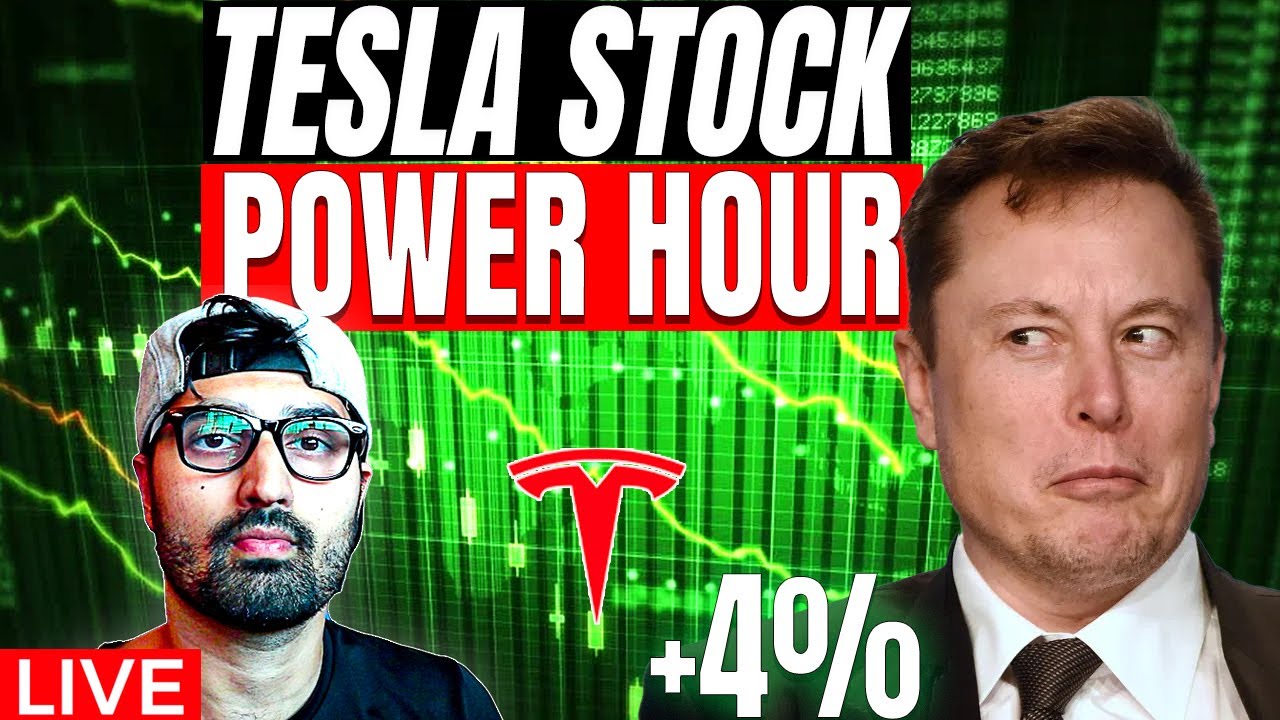 Tesla Stock Rocketing Up 4% (Quad Witching Tomorrow) - YouTube
