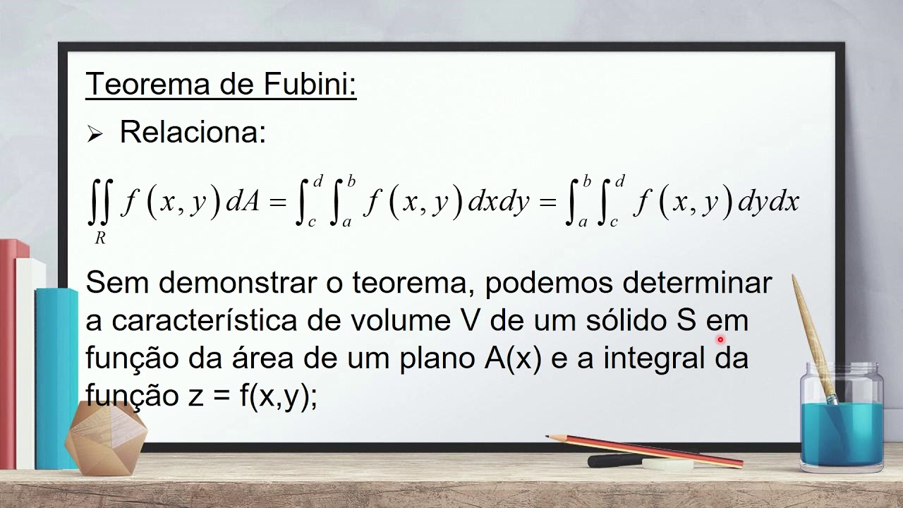 Teorema de Fubini e Integrais Duplas - YouTube