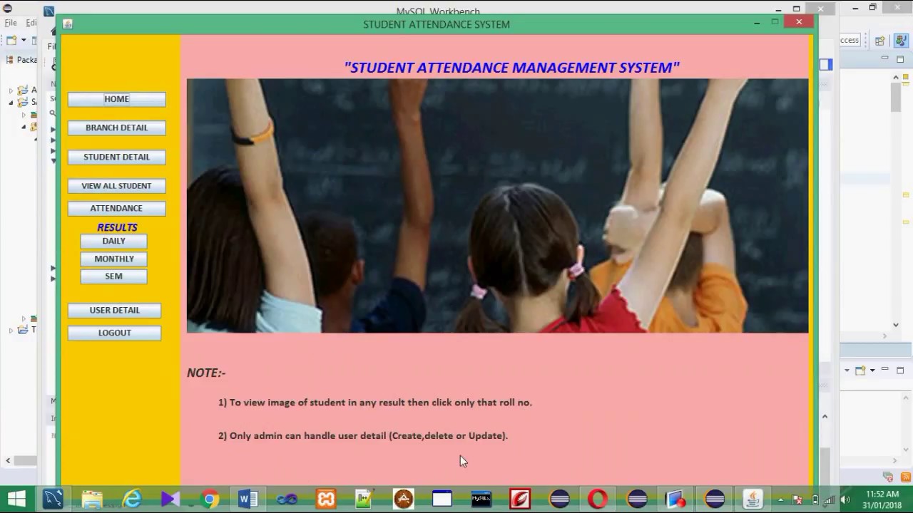 FULL EXPLAINED STUDENT ATTENDANCE MANAGEMENT SYSTEM IN JAVA YouTube full-explained-student-attendance-management-system-in-java-youtube