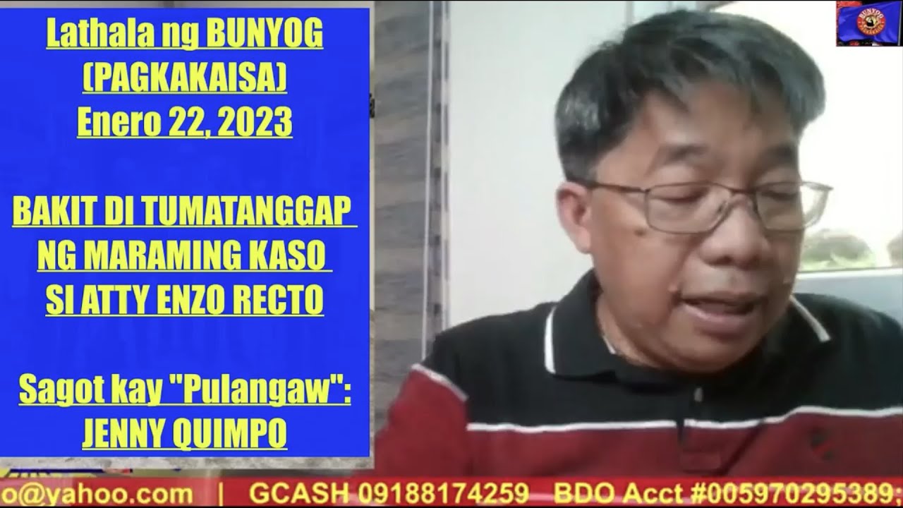 ANONG URI NG ABOGADO SI ATTY. ENZO RECTO? - YouTube