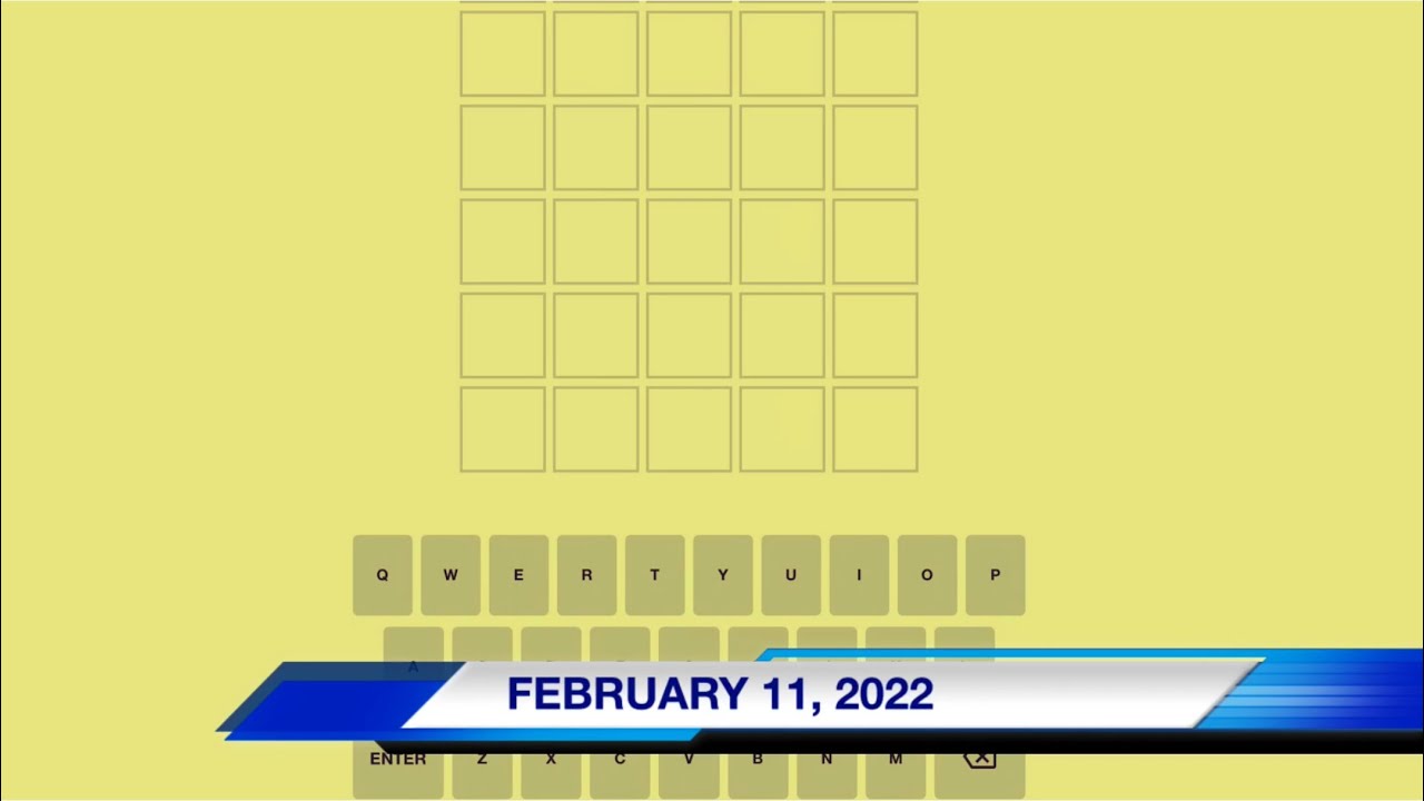 WORDLE 237 - FEBRUARY 11, 2022 ANSWER - YouTube