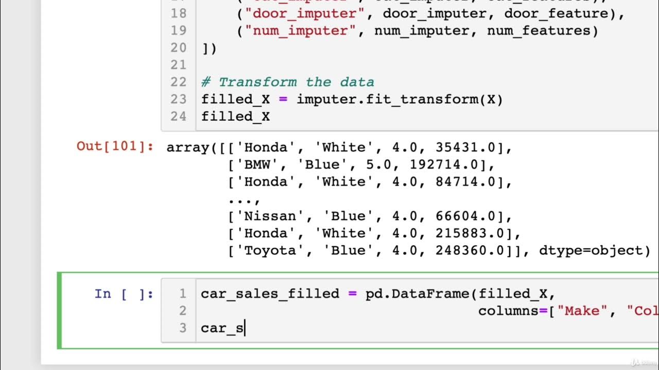 89 Getting Your Data Ready Handling Missing Values With Scikit learn | Machine Learning Models ...