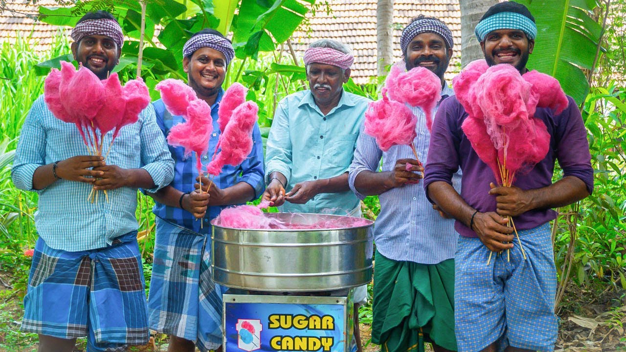 Cotton Candy Making | Indian Street Style Cotton Candy | Candy Closs ...