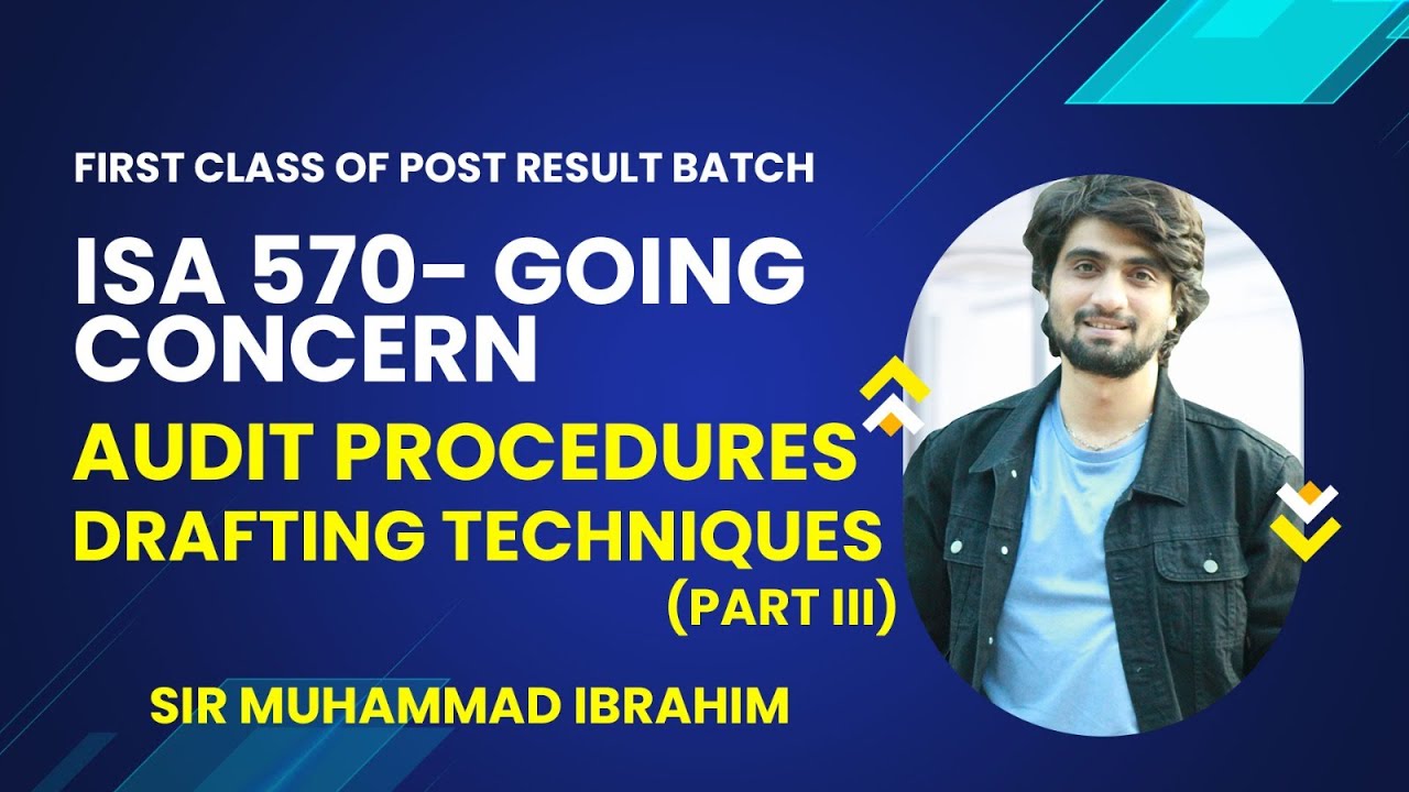 Lecture 1 Part 03 - Audit Procedure + Drafting Technique | IQSF - YouTube