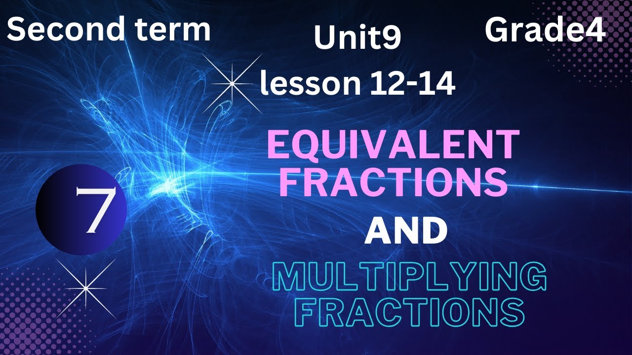grade 4 math |unit 9 lesson 12 - 14 | (equivalent fractions and ...