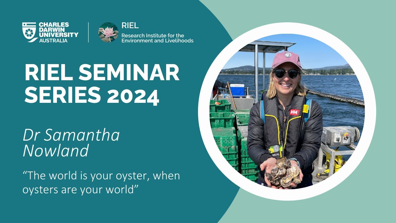 The world is your oyster, when oysters are your world | Dr Samantha ...