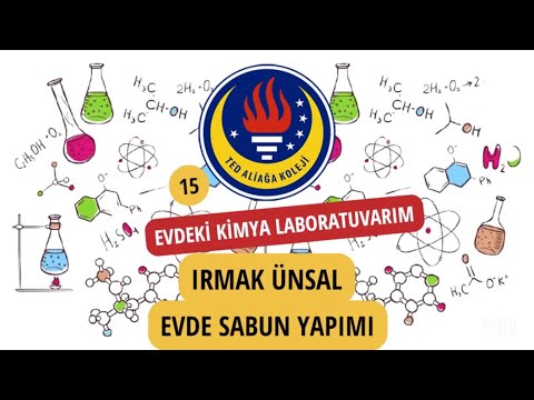 TED Aliağa Koleji ⚛️ Evdeki Kimya Laboratuvarım 👩‍🔬 Irmak Ünsal 🧪 Evde Sabun Yapımı
