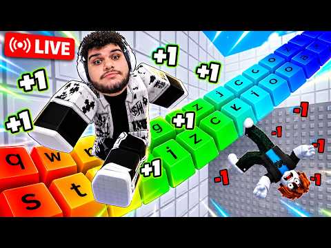 +1 Speed Keyboard Escape Challenge LIVE! 🔥Roblox game