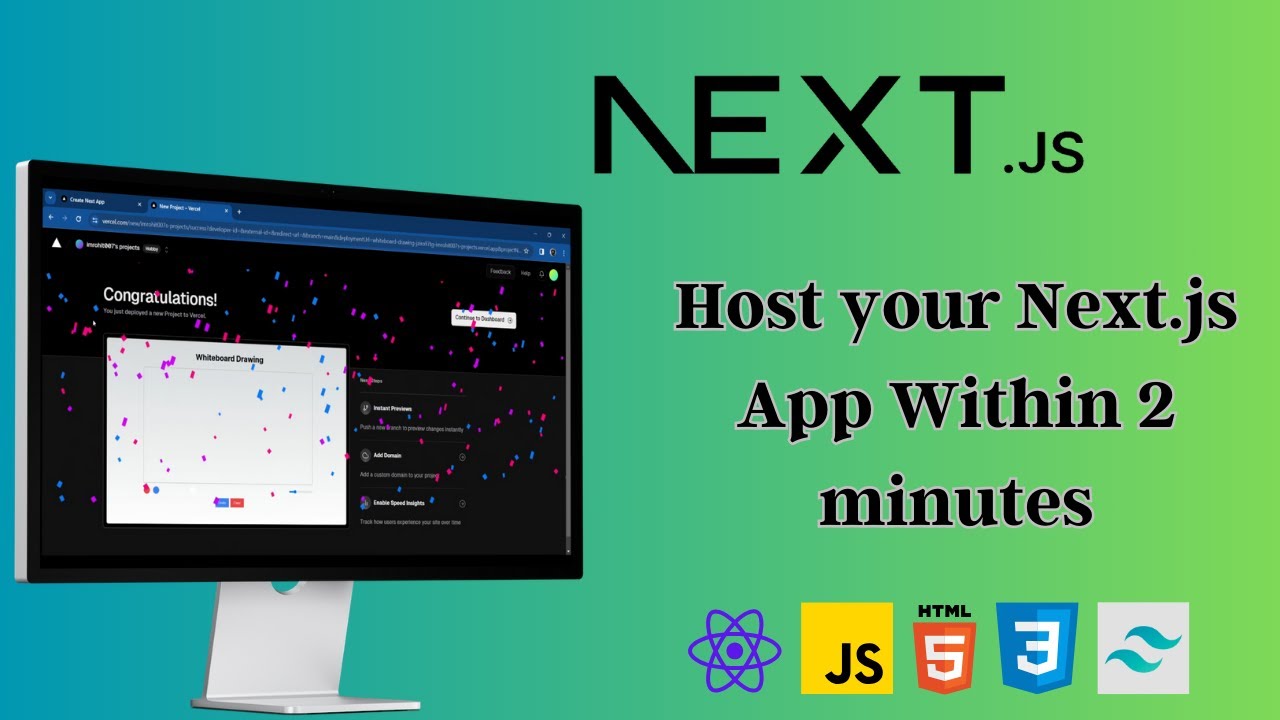 How I Deployed My Nextjs App To Vercel In 2 Minutes Step By Step Tutorial Youtube