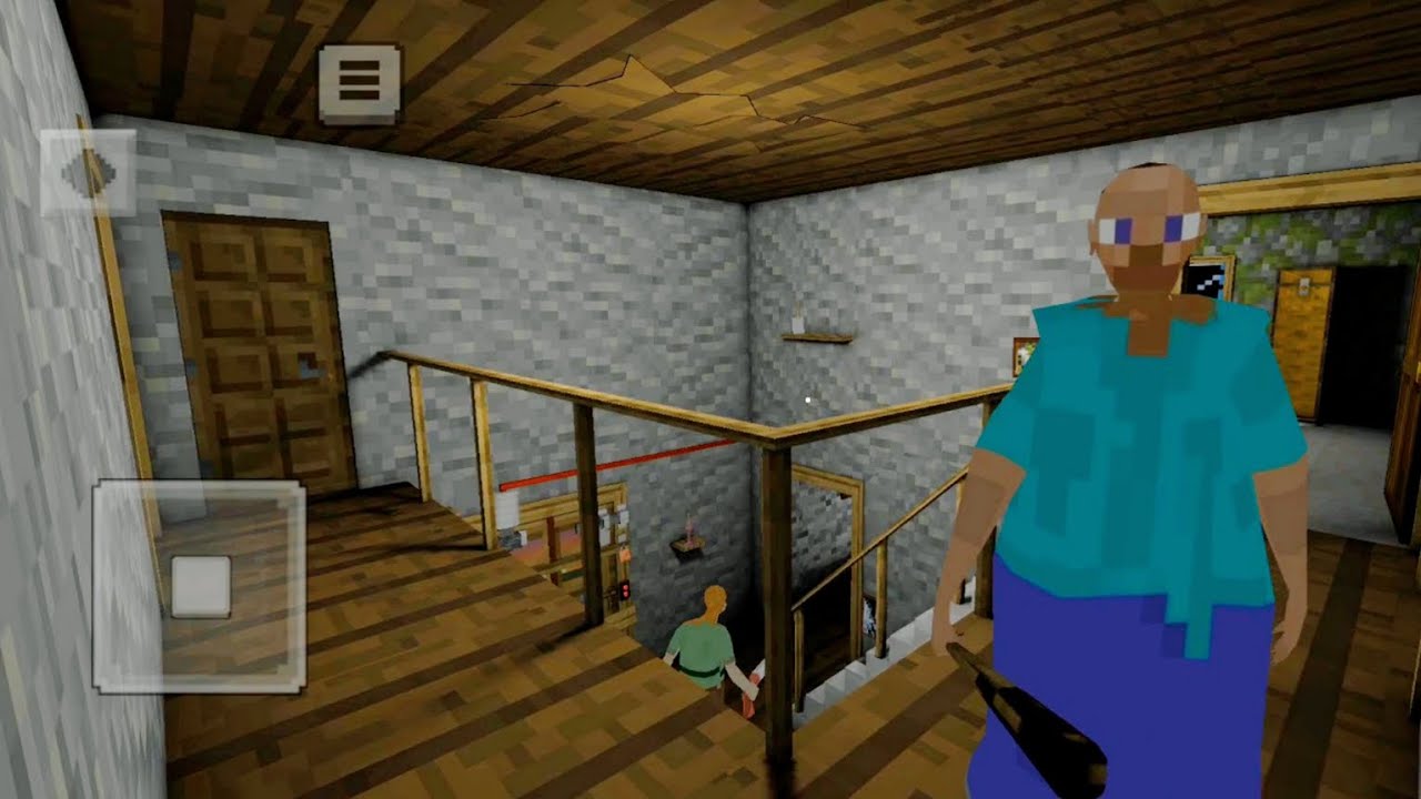 GRANNY GAME HORROR ESCAPE GAMEPLAY GRANNY MINECRAFT - YouTube