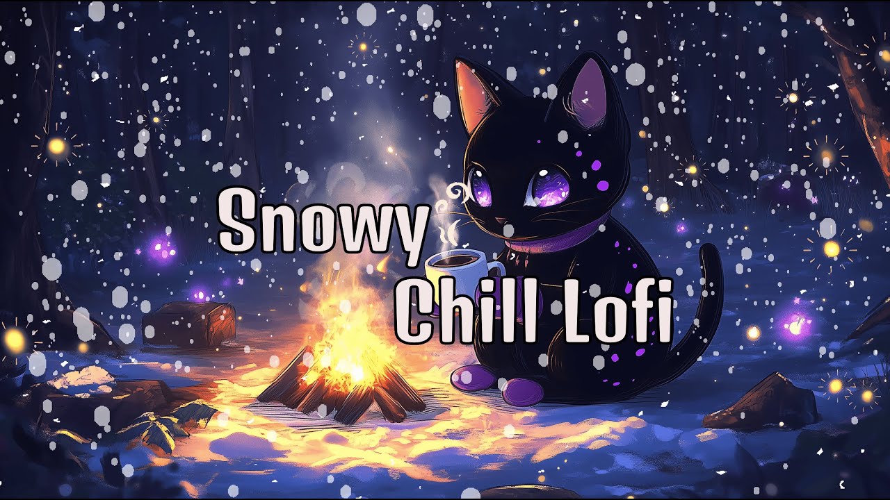 Chill Snow Lofi to Focus / Relax / Study to ☔Christmas Ambience Make You Feel Peaceful - Winter ...