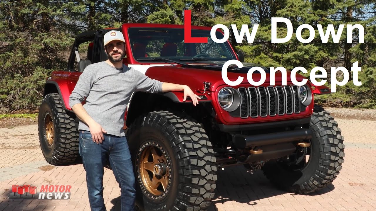 Jeep Low Down Concept, the renewed Wrangler - YouTube