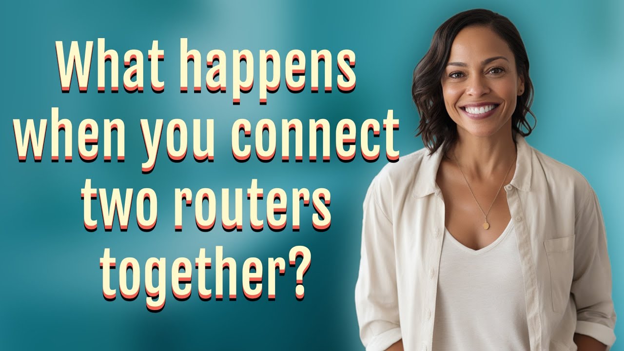 What happens when you connect two routers together? - YouTube