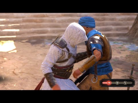 AC Mirage - Altair Stealth Kills & Combat Gameplay [Free The Rebels ...