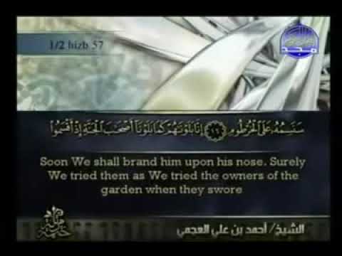 29 - Şeyh Ahmet Bin Ali El Acemi 29.Cüz ( TEBAREKE CÜZÜ )