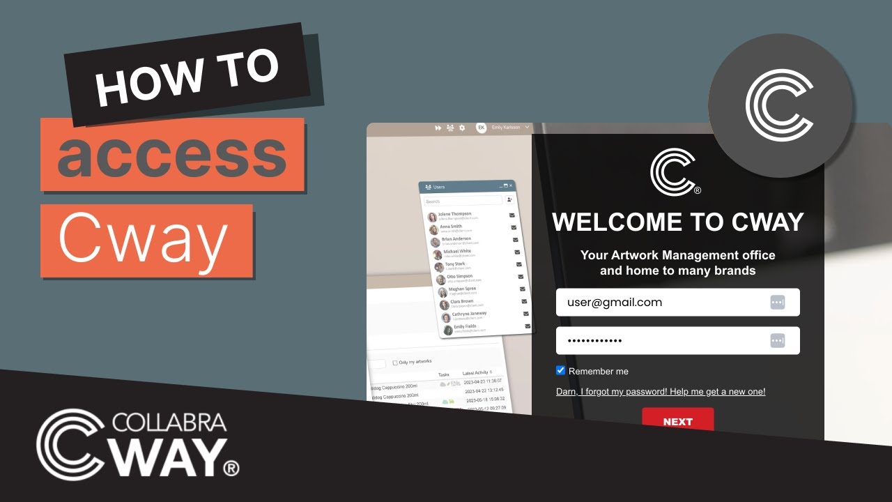 How to Access Cway® | Artwork Management Platform | Cway® by Collabra ...