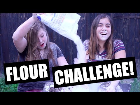 MESSY FLOUR CHALLENGE! - YouTube