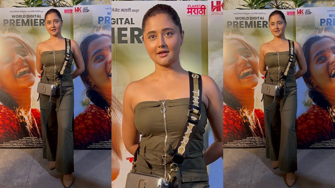 Rashmi Desai Arrive At National Awards Marathi Movie Sumi Movie ...