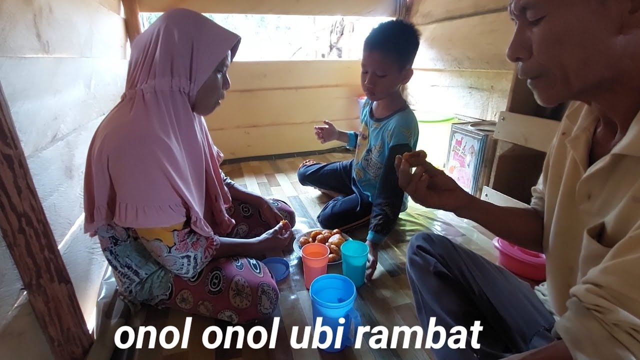 masak makan ala ala kebun makan di pondok||onol onol ubi rambat - YouTube