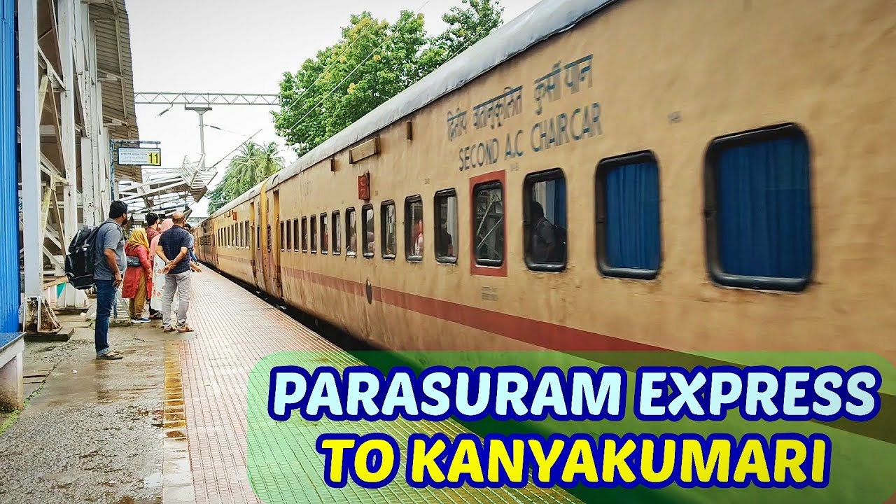 Train Announcement of Mangalore - Kanyakumari Parasuram Express - YouTube