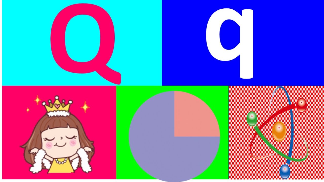 ABC Song With Multiple words Qq Q for Queen q for quilt| Alphabet with ...