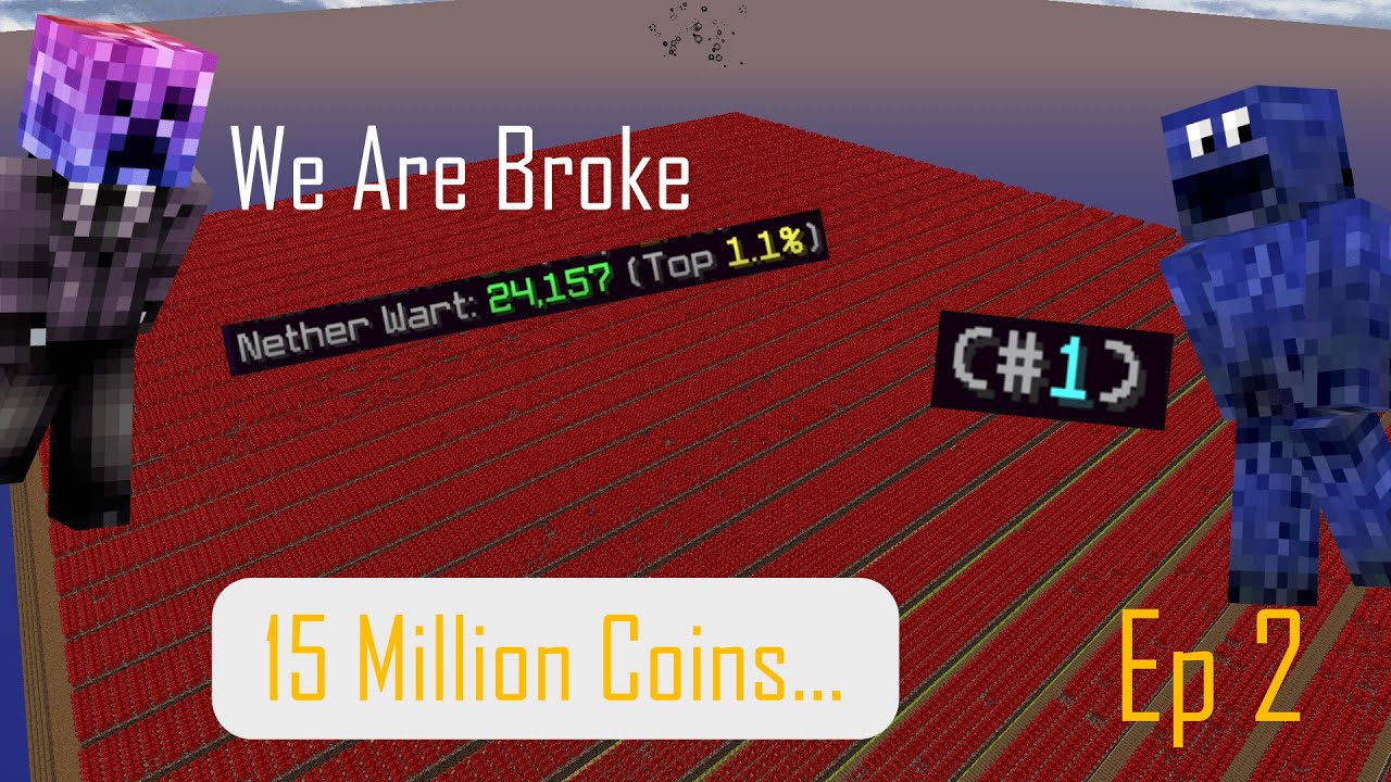 The Great Nether Wart War | Spending Coins (15 Mill) - Hypixel Skyblock ...