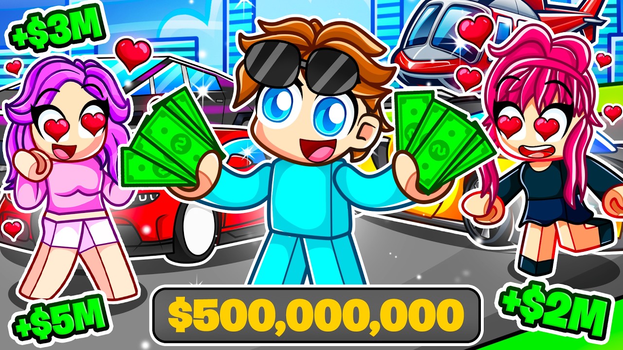 Buying EVERY SUPERCAR To RIZZ GIRLS In DRIVING EMPIRE! ($500,000,000 ...