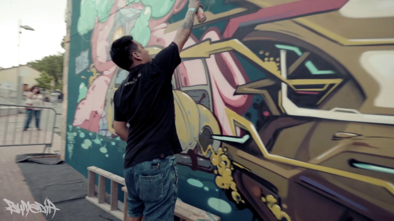 Meeting Of Styles, France - Graffiti Festival - Stom500, Gamo, Difuz ...