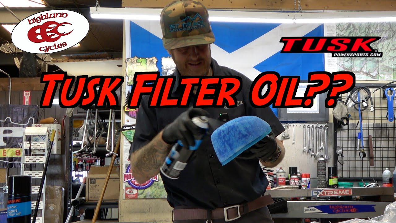 @rmatvmc TUSK FILTER OIL | REVIEW | HIGHLAND CYCLES - YouTube