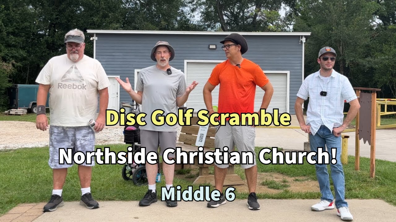 Disc Golf Scramble at Northside Christian Church! Middle 6 - YouTube