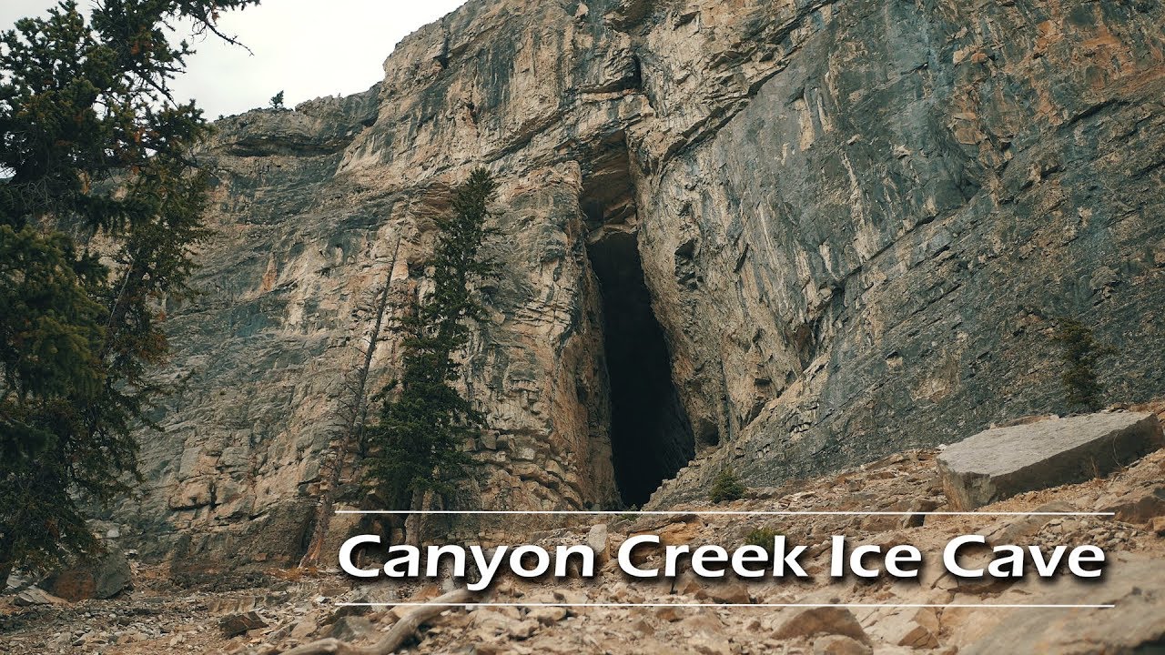 Canyon Creek Ice Cave Hike in 4K | Journey Alberta - YouTube