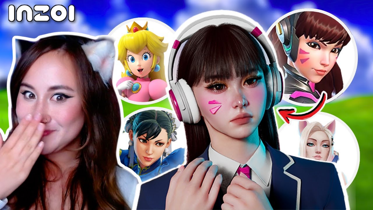 Recreating POPULAR VIDEO GAME CHARACTERS in inZOI! - YouTube