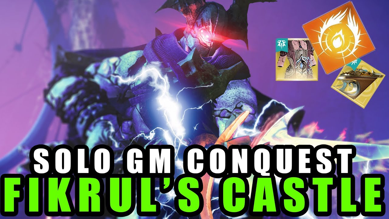 Solo Grandmaster Conquest -Fikrul's Castle [Destiny 2 : Ash & Iron ...