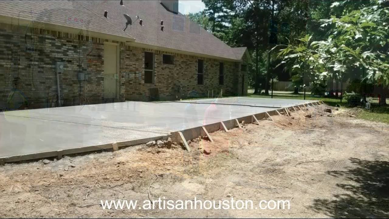 Quality Concrete Work - Houston TX - YouTube