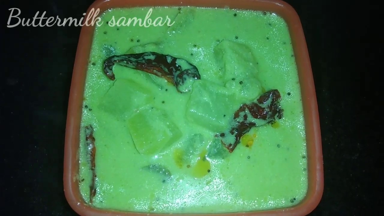 How to make south indian buttermilk sambar |कोहळा सांबार | ashgourd ...