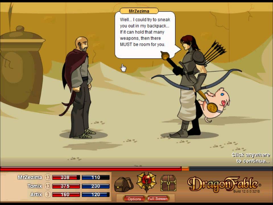 Dragon Fable Story Walkthrough Part 13 - Meeting Zhoom & The Hard Way w ...