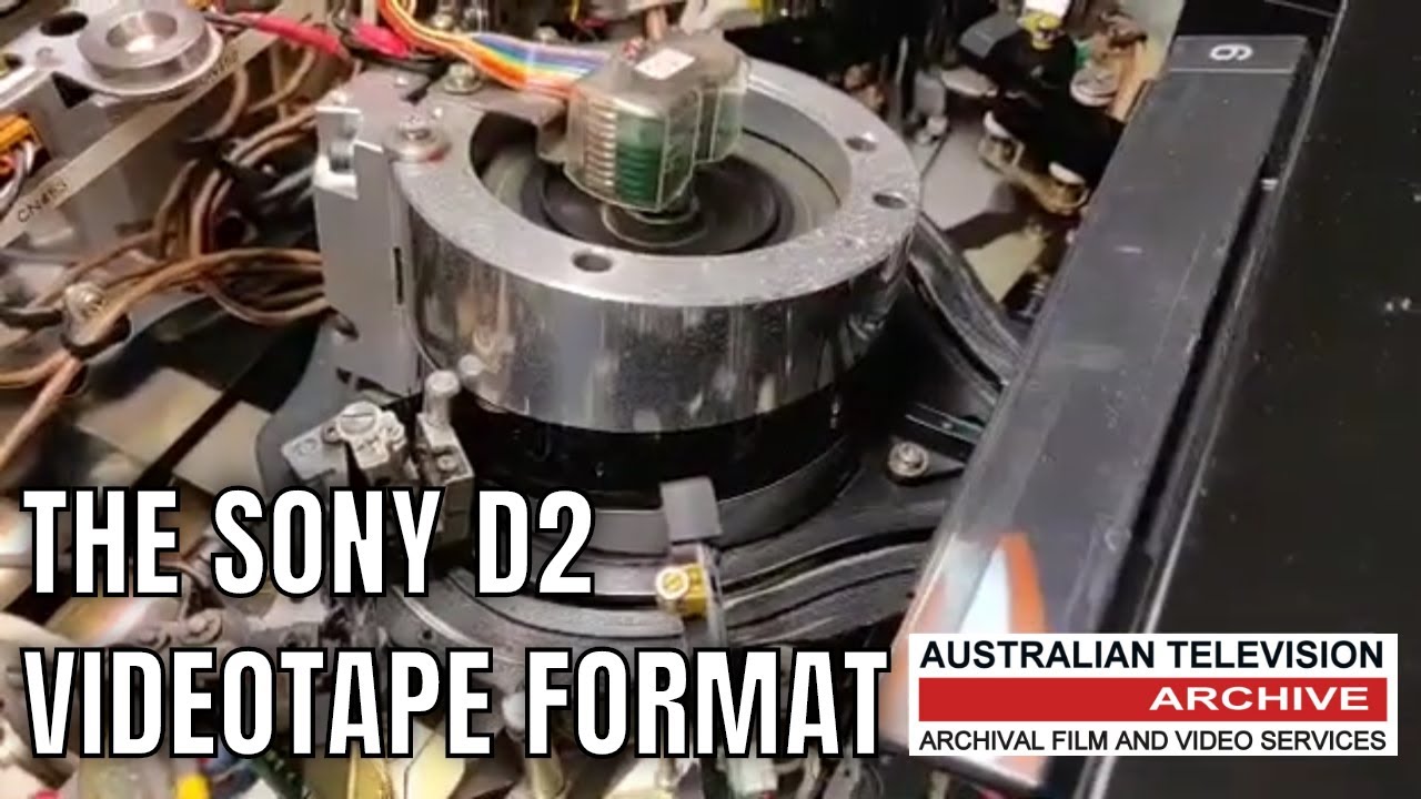 Sony D2 Composite Digital Videotape Format (DVR-10P) Archive Recovery ...