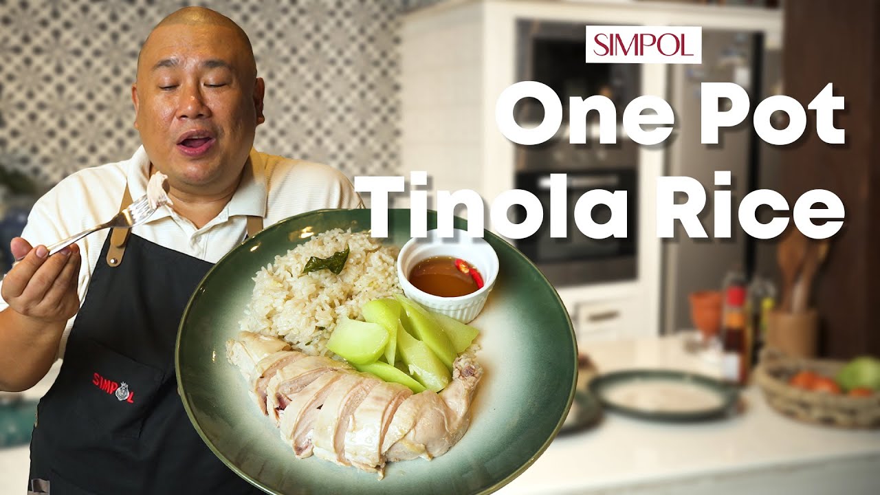 Filipino soup-rice: One-Pot Tinola Rice Recipe! | Chef Tatung - YouTube