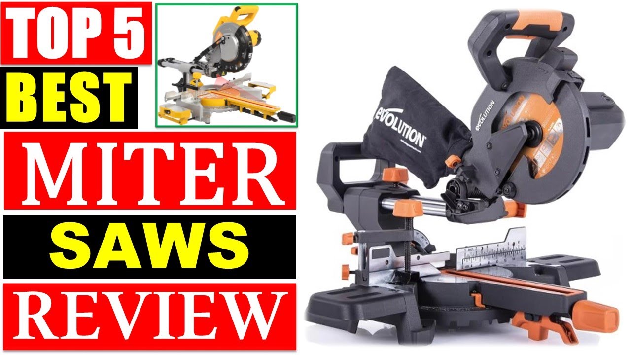 BEST Miter Saw 2024! TOP 5 BEST Adjustable Angle Miter Saws Review ...