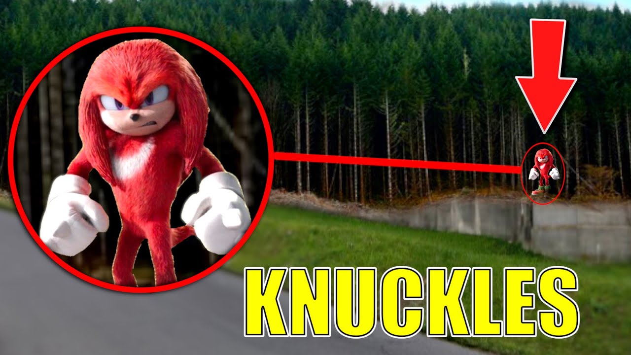 Drone Catches KNUCKLES From SONIC THE HEDGEHOG IN REAL LIFE!! - YouTube