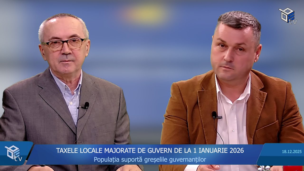 TAXELE LOCALE MAJORATE DE GUVERN DE LA 1 IANUARIE 2026 - YouTube