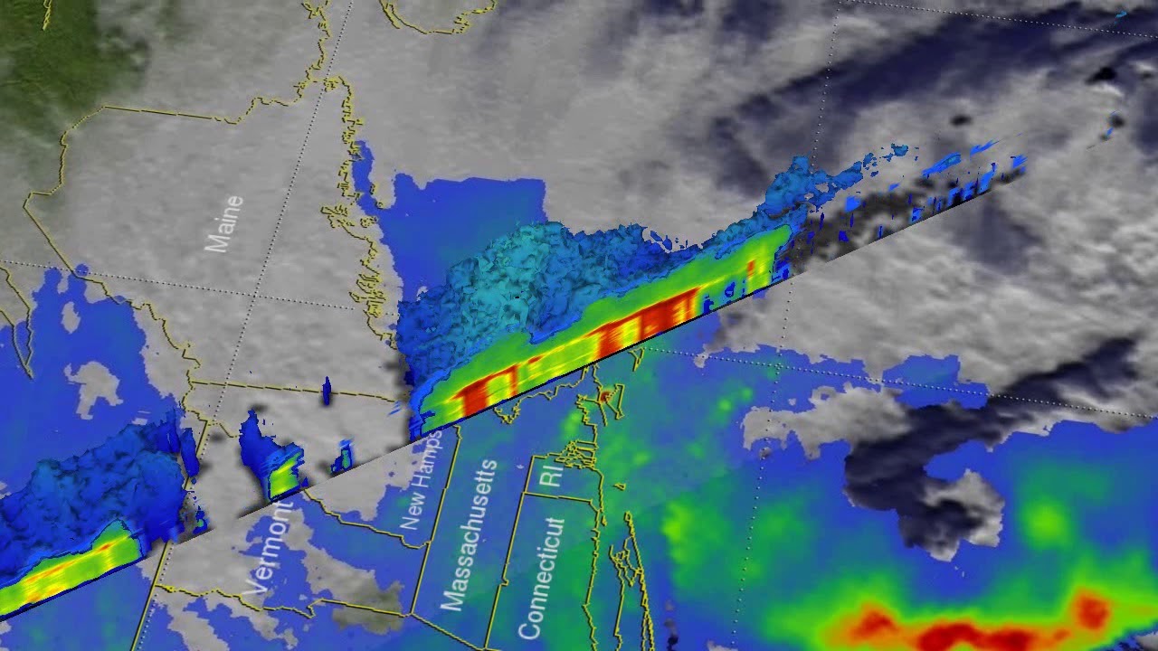 NASA Examines the Powerful U.S. Northeast Storm - YouTube