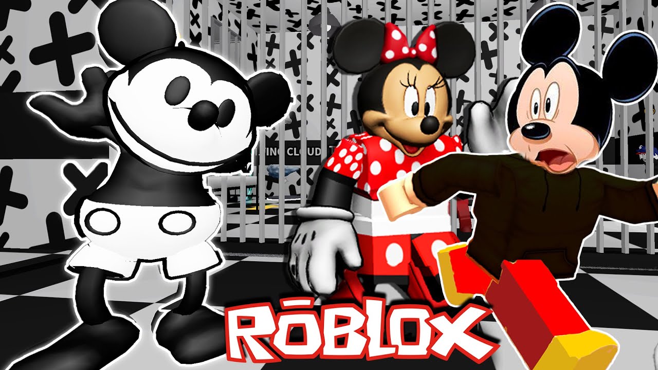 Mickey Mouse ESCAPE OLD MICKEY MOUSE BARRY'S PRISON in Roblox - YouTube